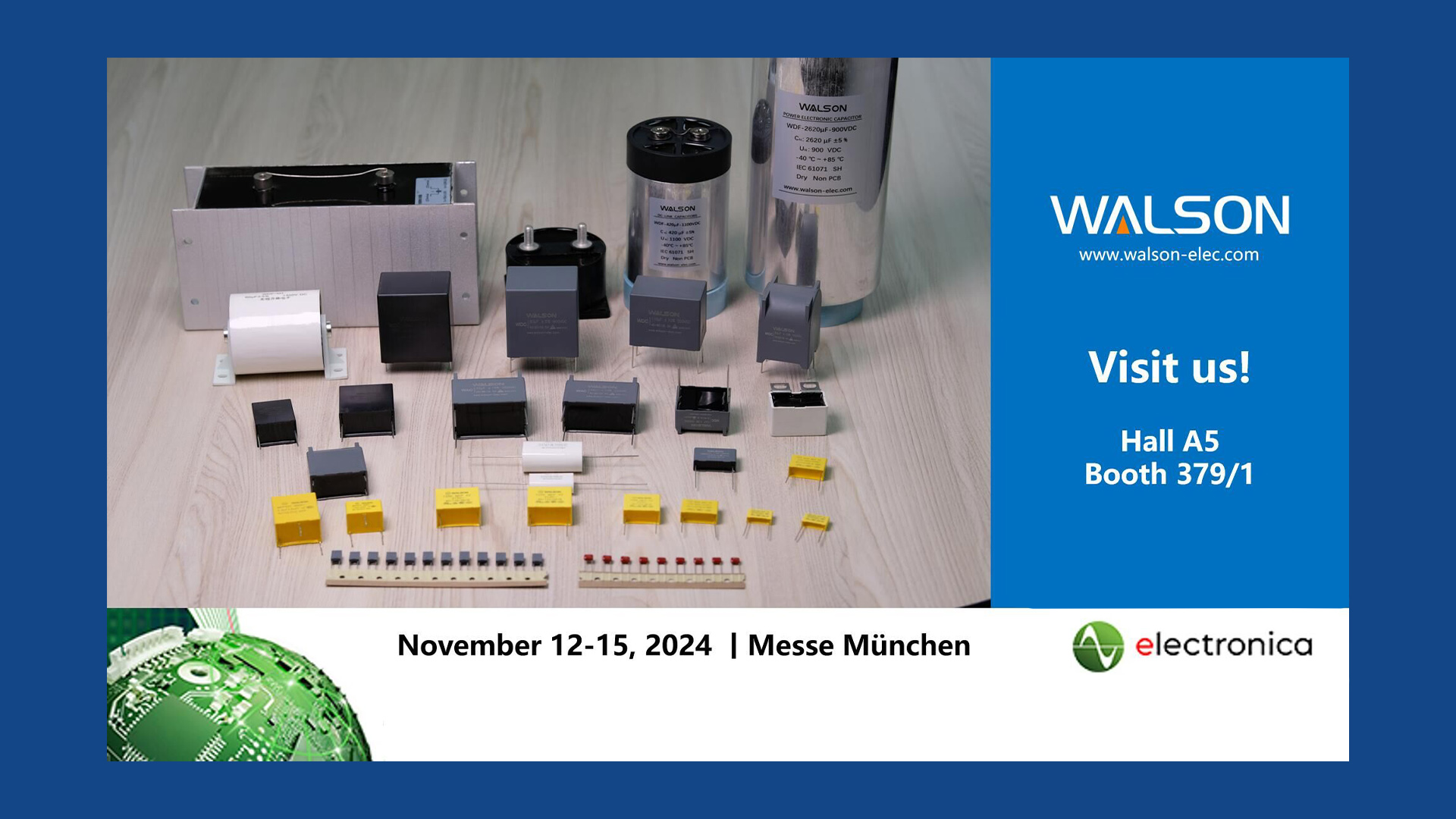 China Metallized Film Capacitor Manufacturers, Suppliers, Factory